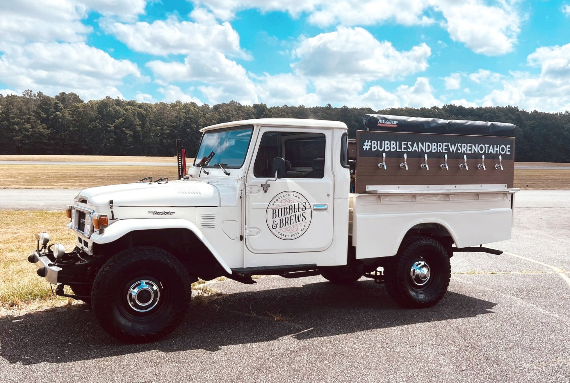 One-of-a-Kind Mobile Bar Experience: Refurbished 1984 FJ45 Land Cruiser ...